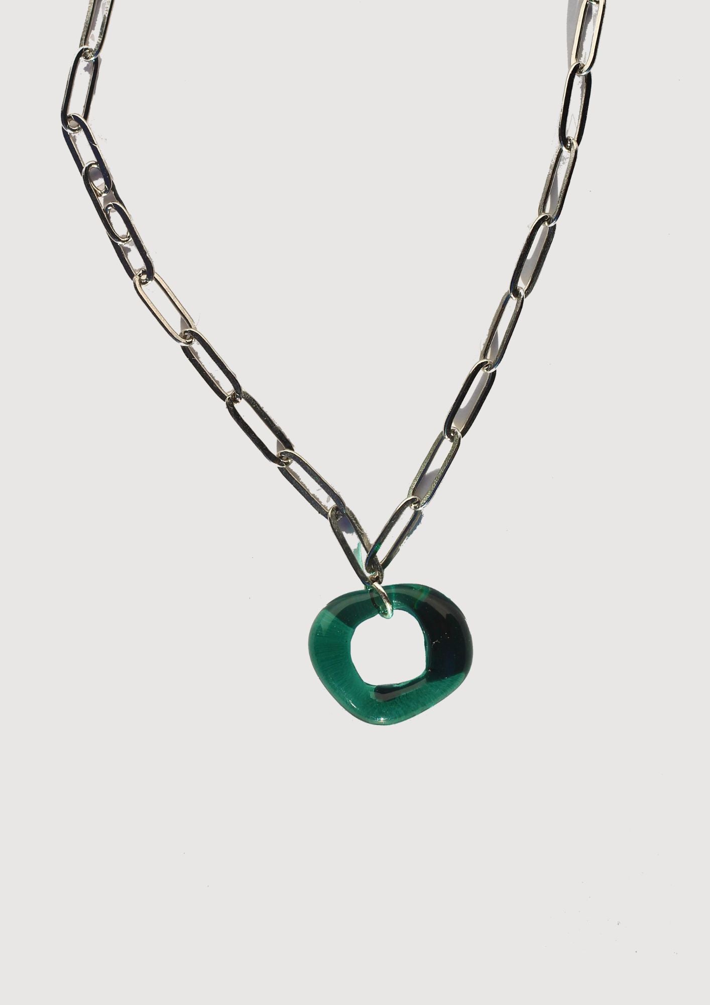 Loop Necklace - Dark cyan – Cand(è)la
